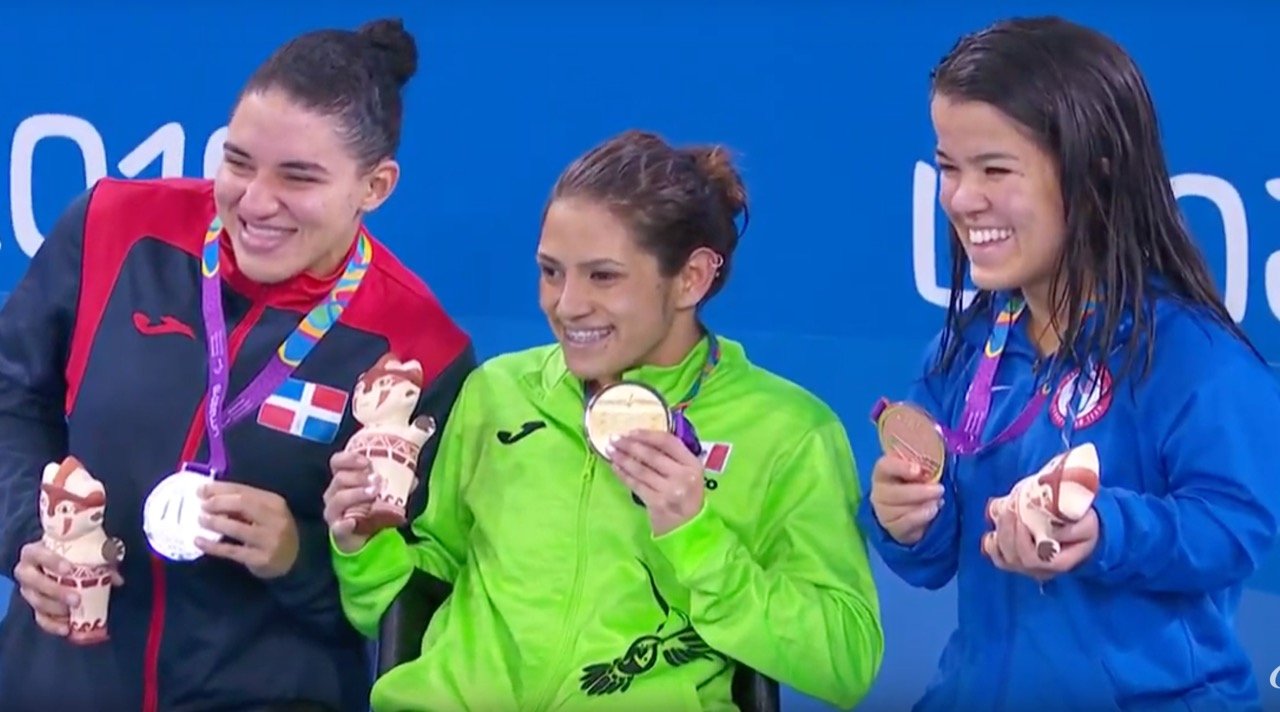 Alejandra Aybar gana plata en natación ParaPanamericanos Lima