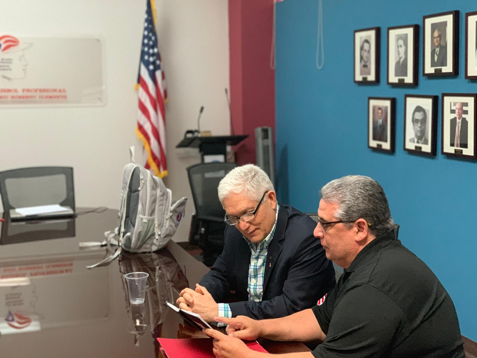 Juan Francisco Puello Herrera revisa montaje Serie Caribe 2020