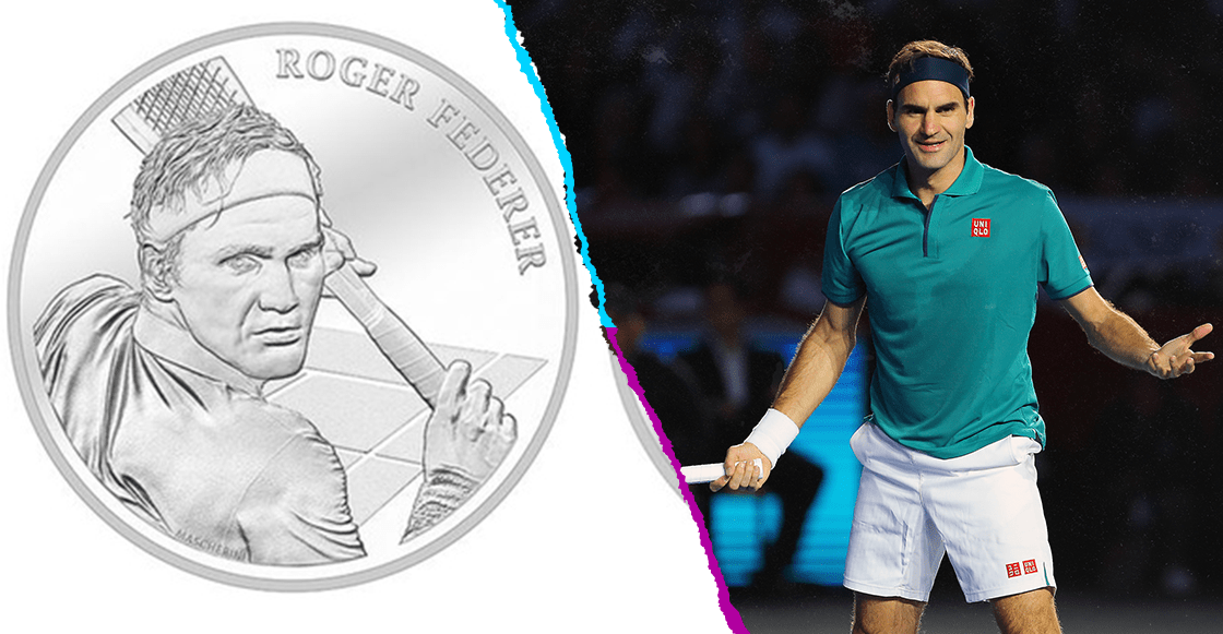 Figura de Federer será utilizada en moneda suiza