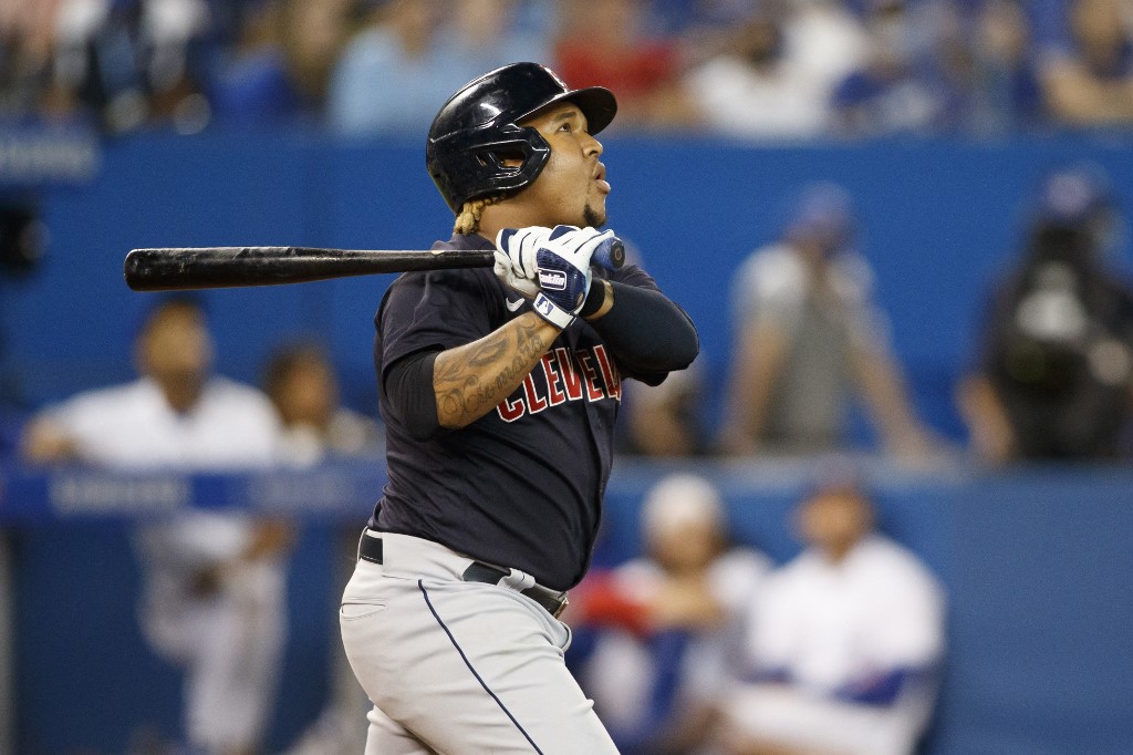 José Ramírez disparó jonrón por tercer juego consecutivo