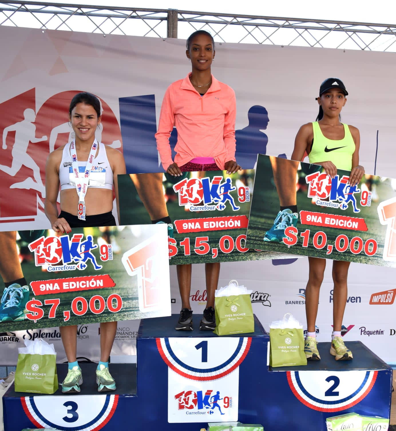 Santana y Rodríguez triunfan overall de la carrera Carrefour 10K