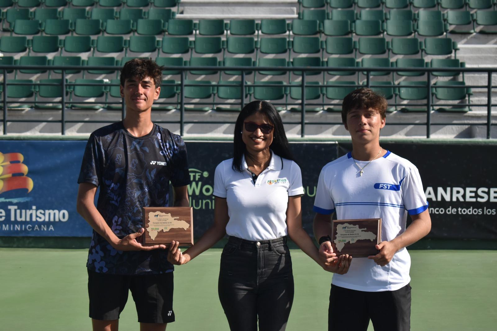 César Cruz y Andrew Delgado, campeones de dobles Copa Caribe J100