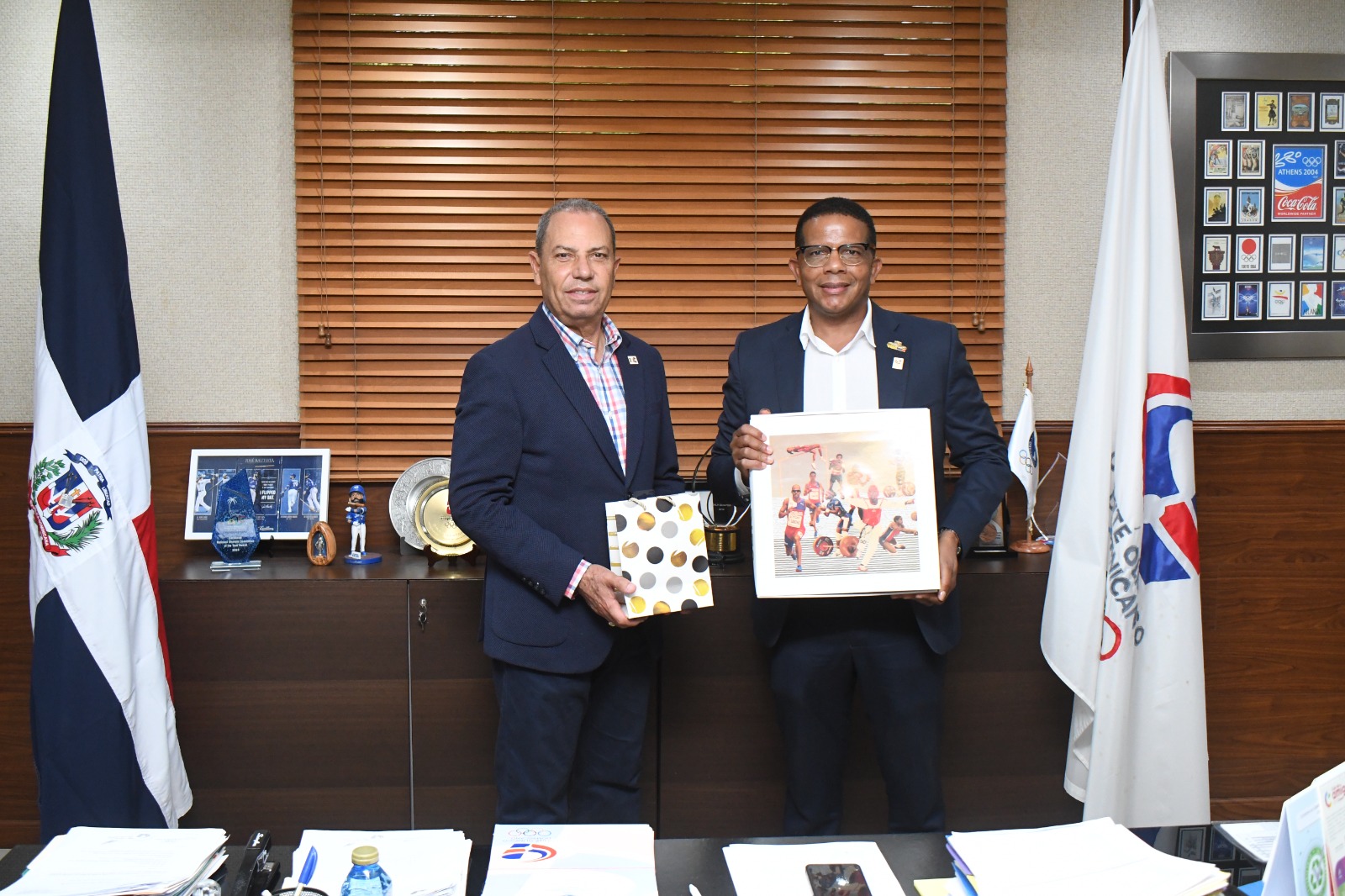 Presidente COD recibe visita cónsul general de Colombia